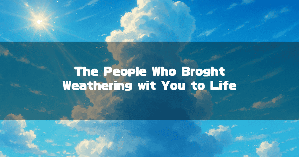 Weathering With You (2019): Characters, Voice Actors, Analysis ...